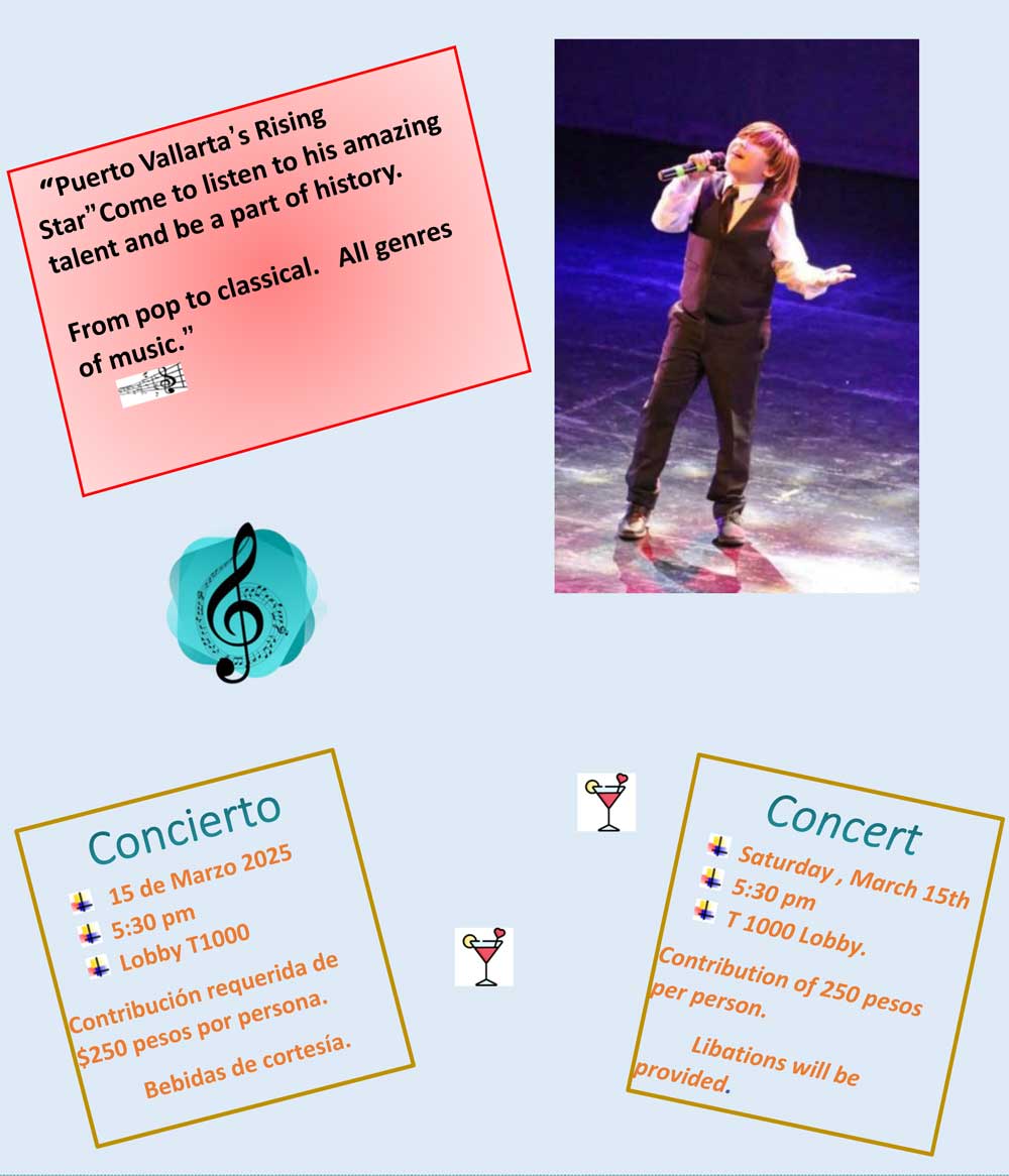 Angeloo's First Official Concert - Vallarta Calendar